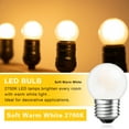 G14 1.5W LED Light Bulbs, Soft Warm White 2700K, Energy Saving, E26 ...