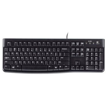 Ezsee Low Vision Keyboard Large White Print Black Keys - Walmart.com