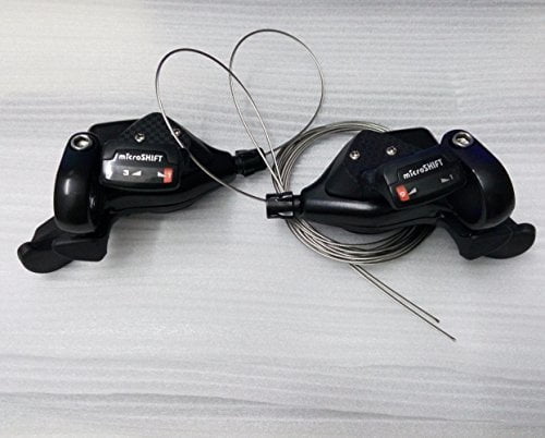 microSHIFT MTB Triple 3 x 9 Speed Shift Levers TS70-9 Shifters Mountain ...