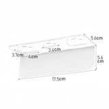 Lirehad Wall Mounted Acrylic Comb Rack Organizer Easy Installation ...