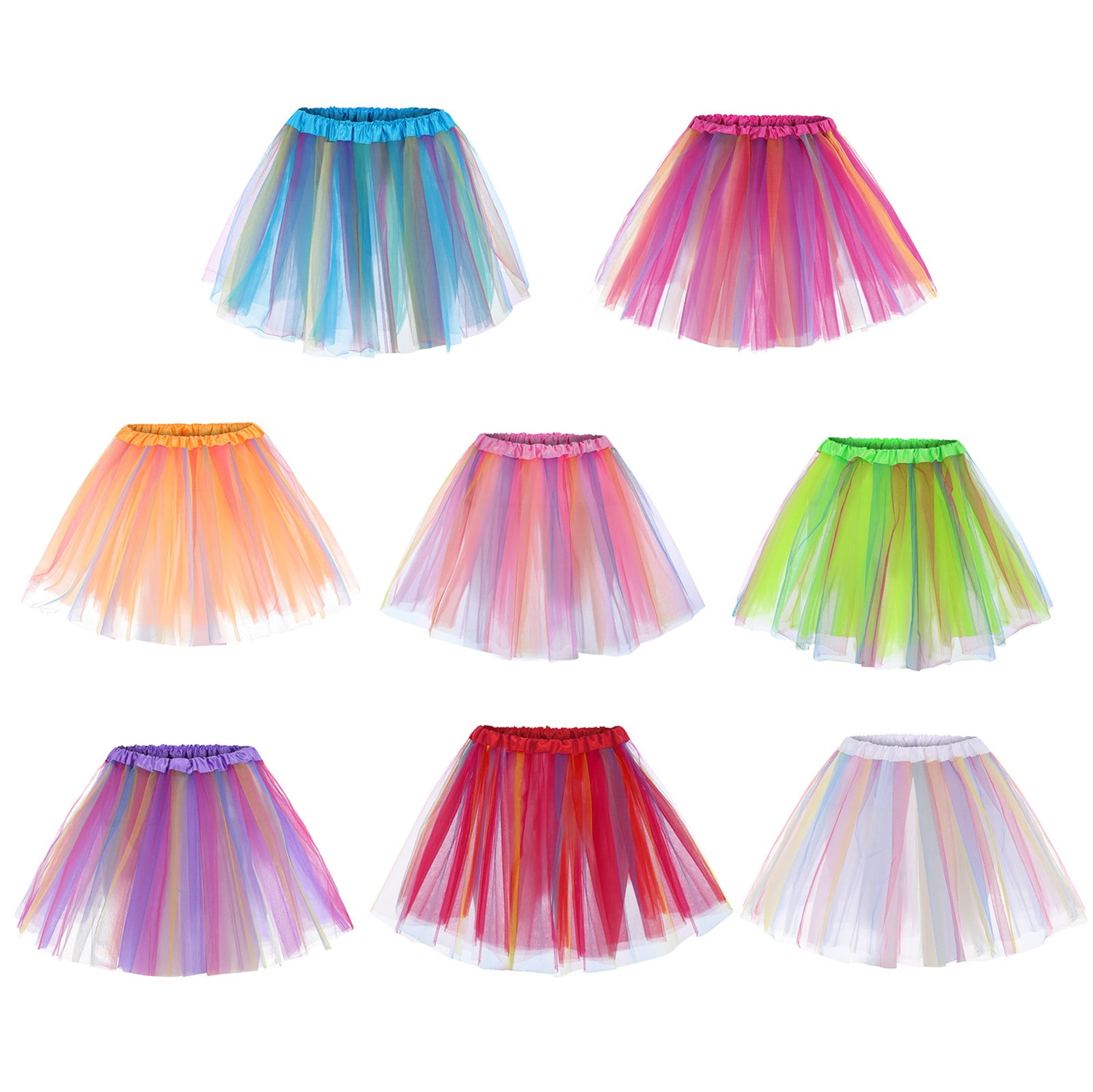 Gubotare Pleated Skirt Women's Chiffon Elastic High Waist Pleated A ...