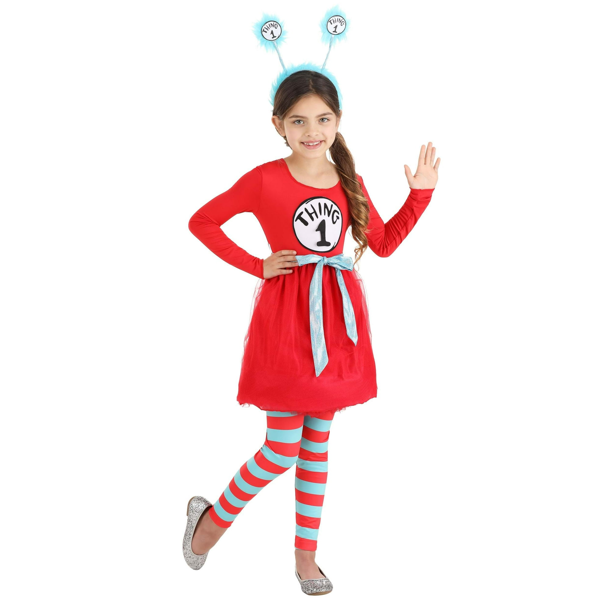 Click here for Elope Dr. Seuss Thing 1 & 2 Girls Costume M prices