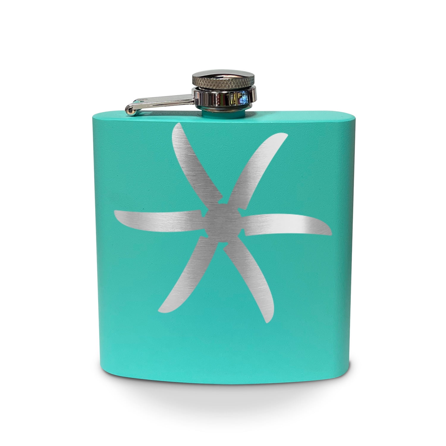 C-130J Dowty Propeller Flask 6 oz - Laser Engraved - Stainless Steel ...