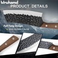 UYGDUY-2PCS Meat Cleaver Knife, 7.5 Inch Razor Sharp High Carbon Steel ...