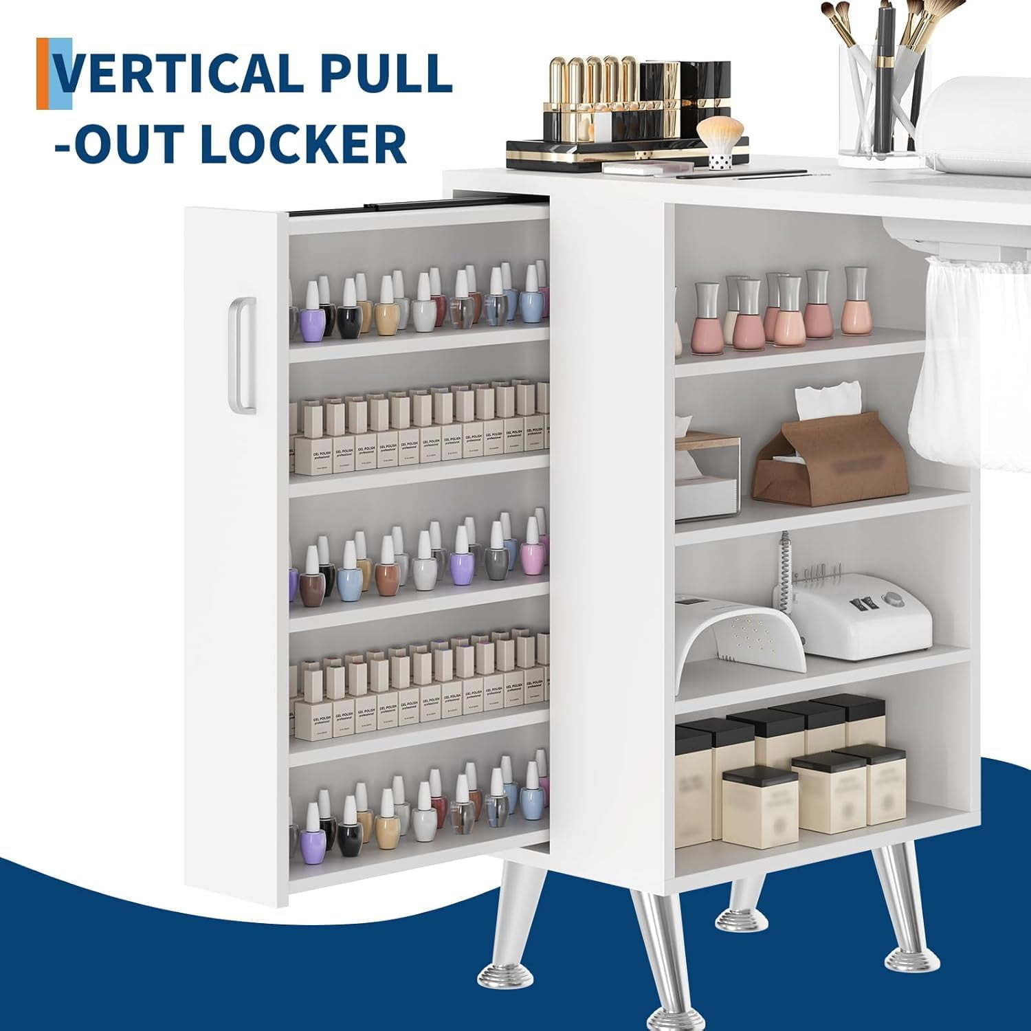 Click here for Akdsteel Manicure Table Nail Desk  Salon Nail Stat... prices