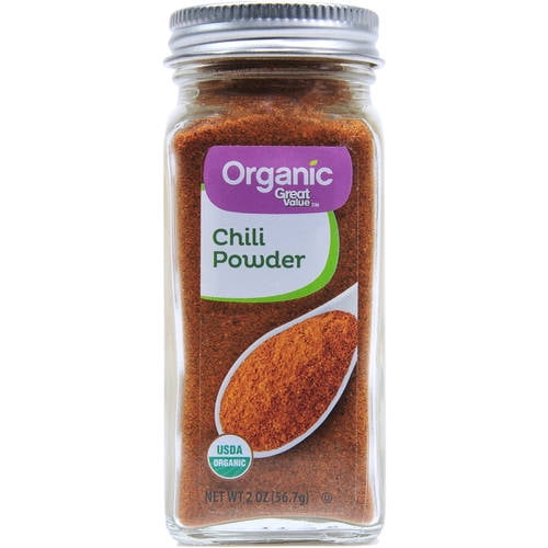 Great Value Organic Chili Powder, 2 oz - Walmart.com - Walmart.com
