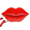 Telpal Mouth Shape Telephone Corded Phone, Red - Walmart.com