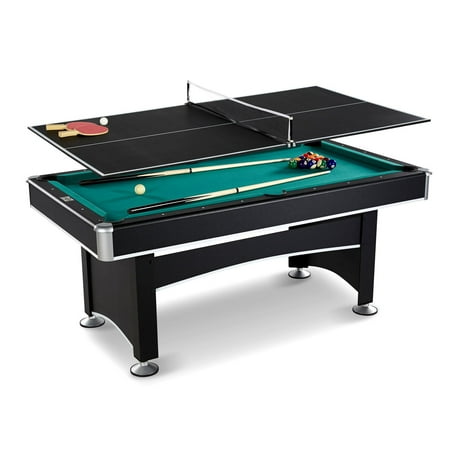 Barrington 72-inch Arcade Billiard Pool Table with Table Tennis Top ...