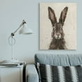 Stupell Rabbit Hare Portrait Canvas Wall Art - 36x48 Inches - Walmart.com