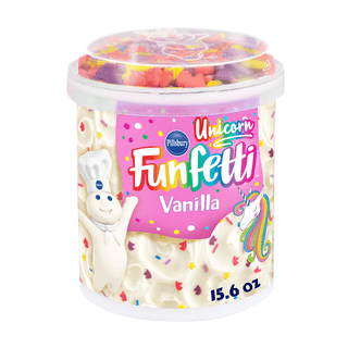 Pillsbury Funfetti Aqua Blue Vanilla Frosting, 15.6 Oz Tub - Walmart.com