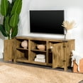 Woven Paths Modern Farmhouse Barn Door TV Stand for TVs up to 65 ...