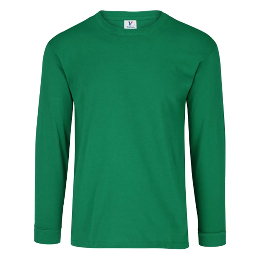 Playera Peso Completo Cuello Redondo Manga Larga para Caballero, Color ...