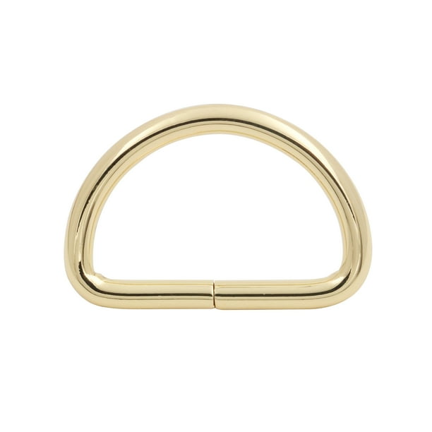 Wuuycoky Metal D-Rings Buckle, 1 x 0.6 inch Non-Welded for Webbing ...