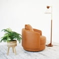 Composite Leather Chair - Minimalist Aesthetic & Swivel Function ...