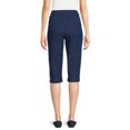 Real Size Women's 17" Pull On Stretch Bling Capri - Walmart.com