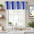 Blue Western Valances for Windows Tiger and Leopard Print Vertical ...