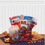 GBDS Proud To Be An American Patriotic Snack Gift Basket - - Walmart.com
