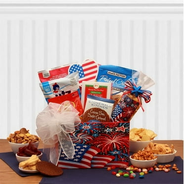 GBDS Proud To Be An American Patriotic Snack Gift Basket - - Walmart.com