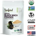 Sunfood Superfoods Black Maca Root Organic Superfood Powder with ...