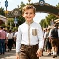 Bainana Boys Dress T Shirts Kids Long Sleeve Stand Collar Tops Child ...