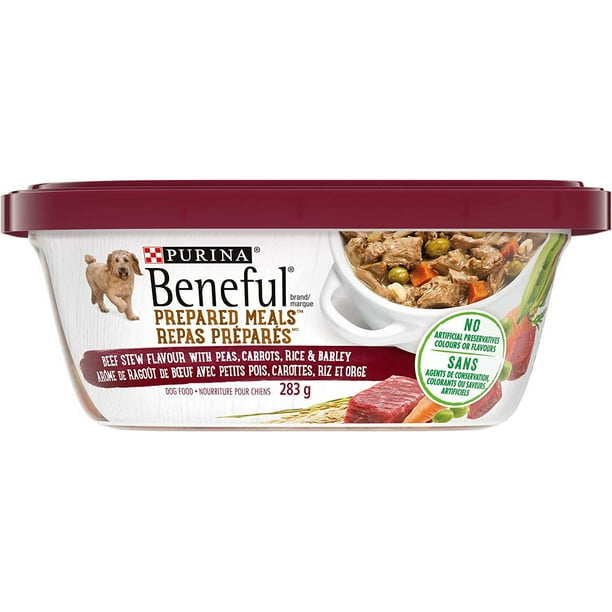 Wet Dog Food Prepared Meals - Beef Stew 283g (8 Count) - Brown - Walmart.ca