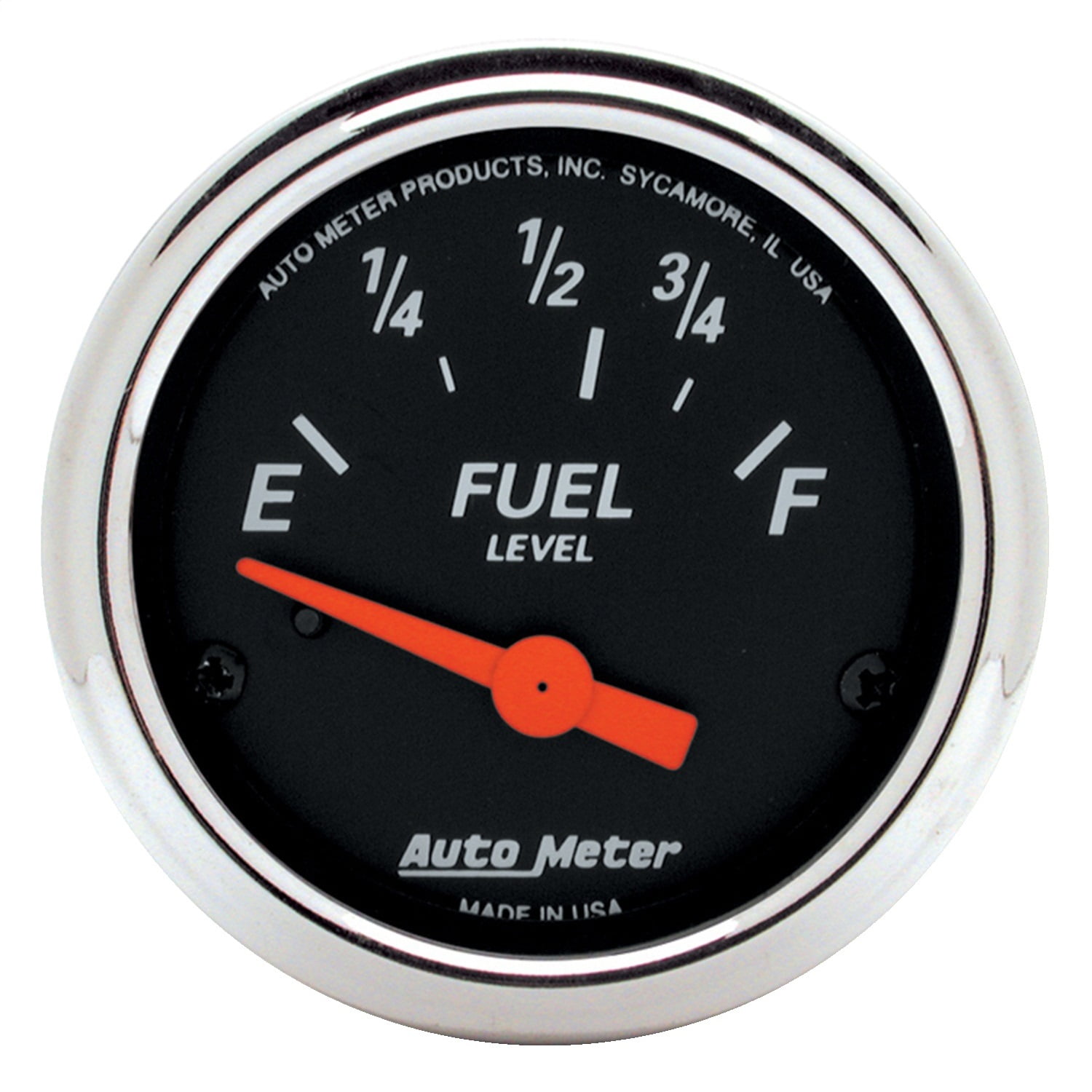 AutoMeter 1423 Designer Black Fuel Level Gauge - Walmart.com