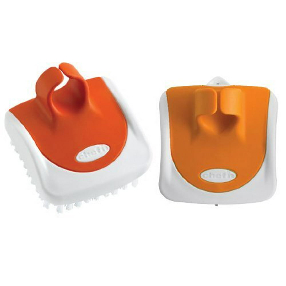 Chef'n Palm Peeler & Palm Brush Scrubber Set - Persimmon - Walmart.com ...