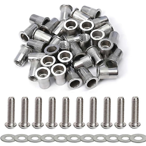 For 1420 Rivet Nuts And Bolts 34inch Button Head Socket Cap Screws ...