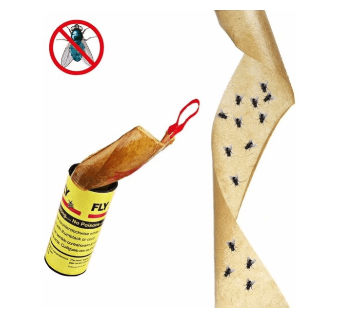 Topboutique Fly Paper Fly Strips Fly Catcher Strips 16 Pack Sticky ...