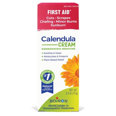 Boiron Calendula Cream, Homeopathic Medicine for First Aid, Cuts ...