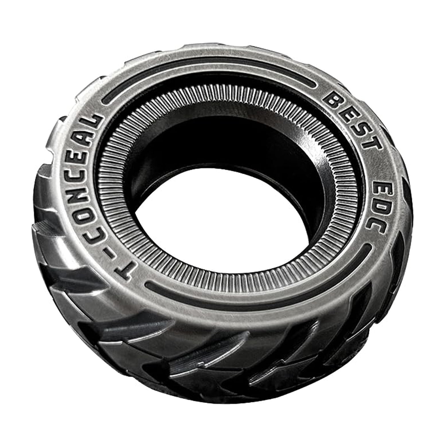 EDC Toy Fidget Ring T-Conceal Tyre Shape Funny Fidget Slider for Adult ...
