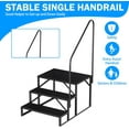 RV Step Stool, 3 Step Ladder, Hot Tub Steps with Handrail, Portable ...