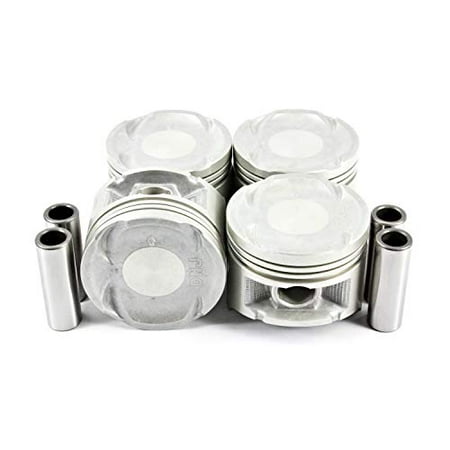 DNJ P296A Piston Set for 1992-1995 / Honda/Civic, Civic del Sol / 1.6L ...