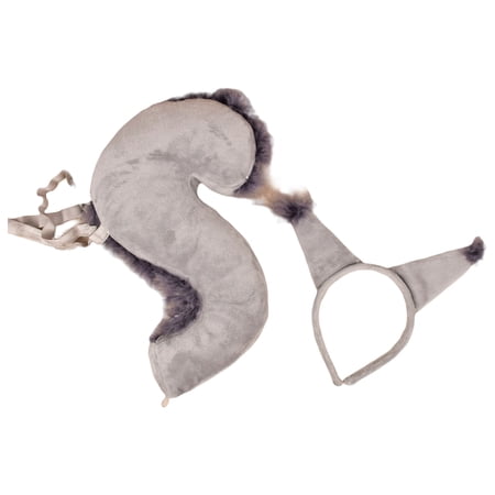 Visland 1 Set Squirrel Headband Tail Lovely Funny Headpiece Long Tail ...