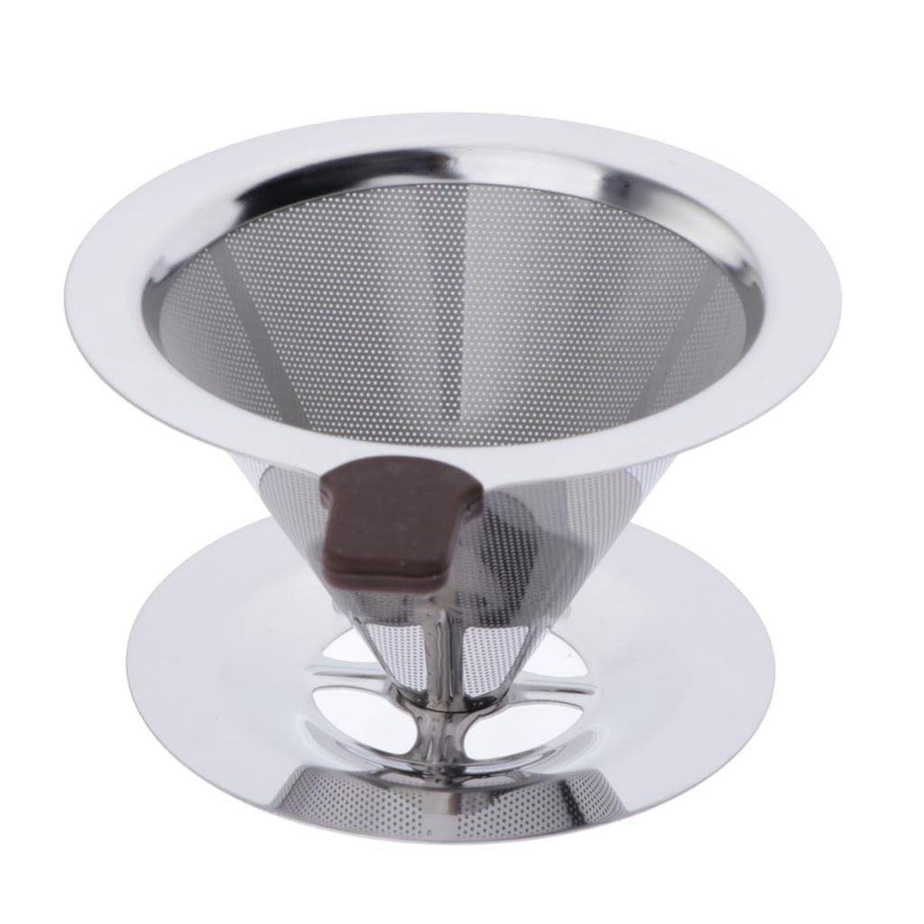 Paperless & Portable , Food Grade Stainless Steel Reusable Drip Cone ...