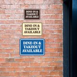 Signs ByLITA Classic Framed Dine-In And Takeout Available Door or Wall ...