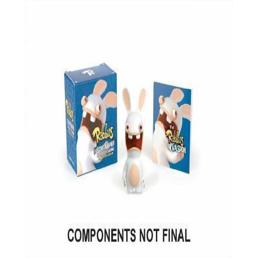 Rabbids: Screaming Rabbid Figurine and Illustrated Book - Walmart.com ...