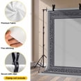 Black Retro Greek Key Backdrop for Photography,Fabric Photo Background ...