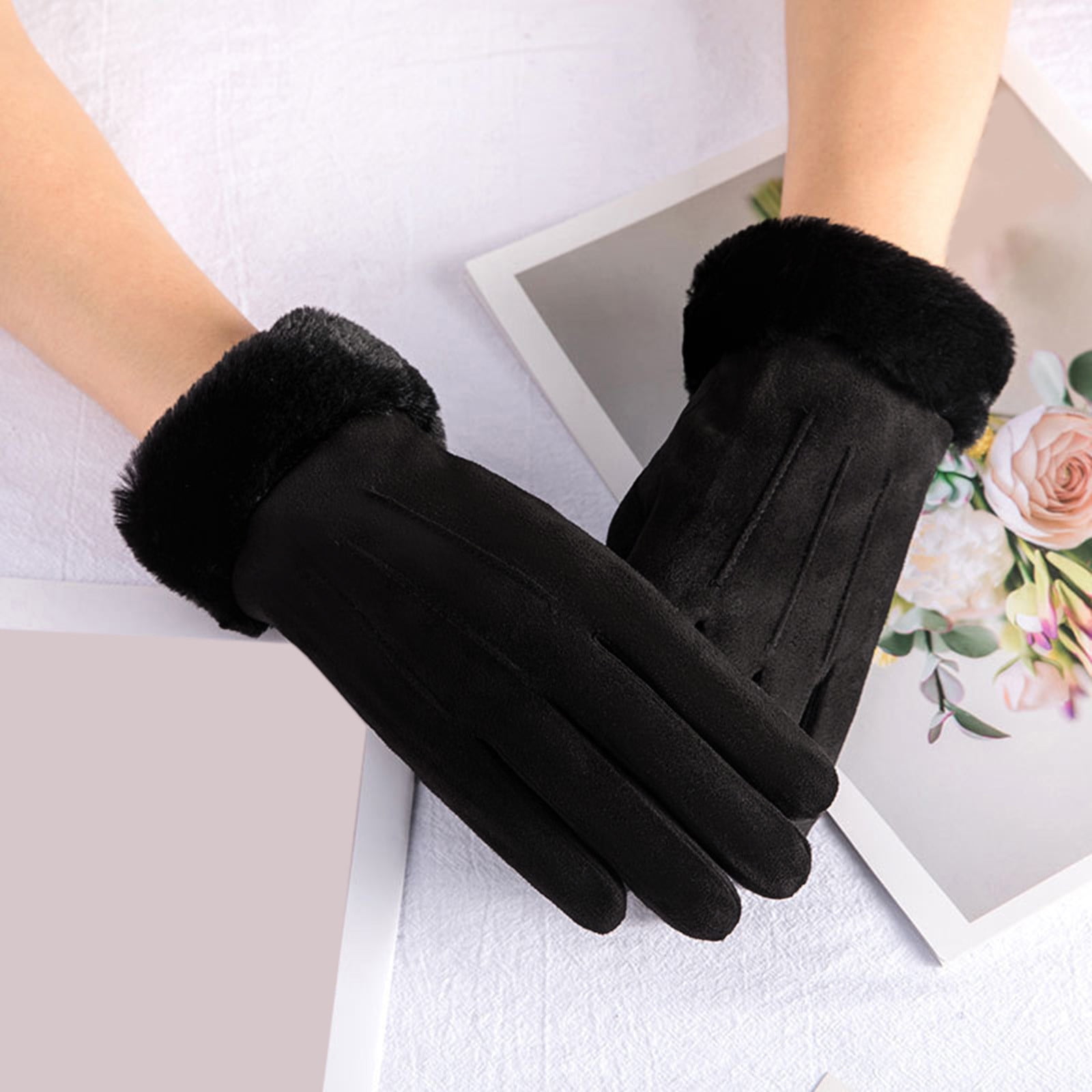 Click here for Seductiva Under $10 Gloves Mittens Black Ladies Fa... prices