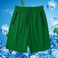 XIAOCHA Zip-Pocket Drawstring Shorts for Men Breathable Athletic ...