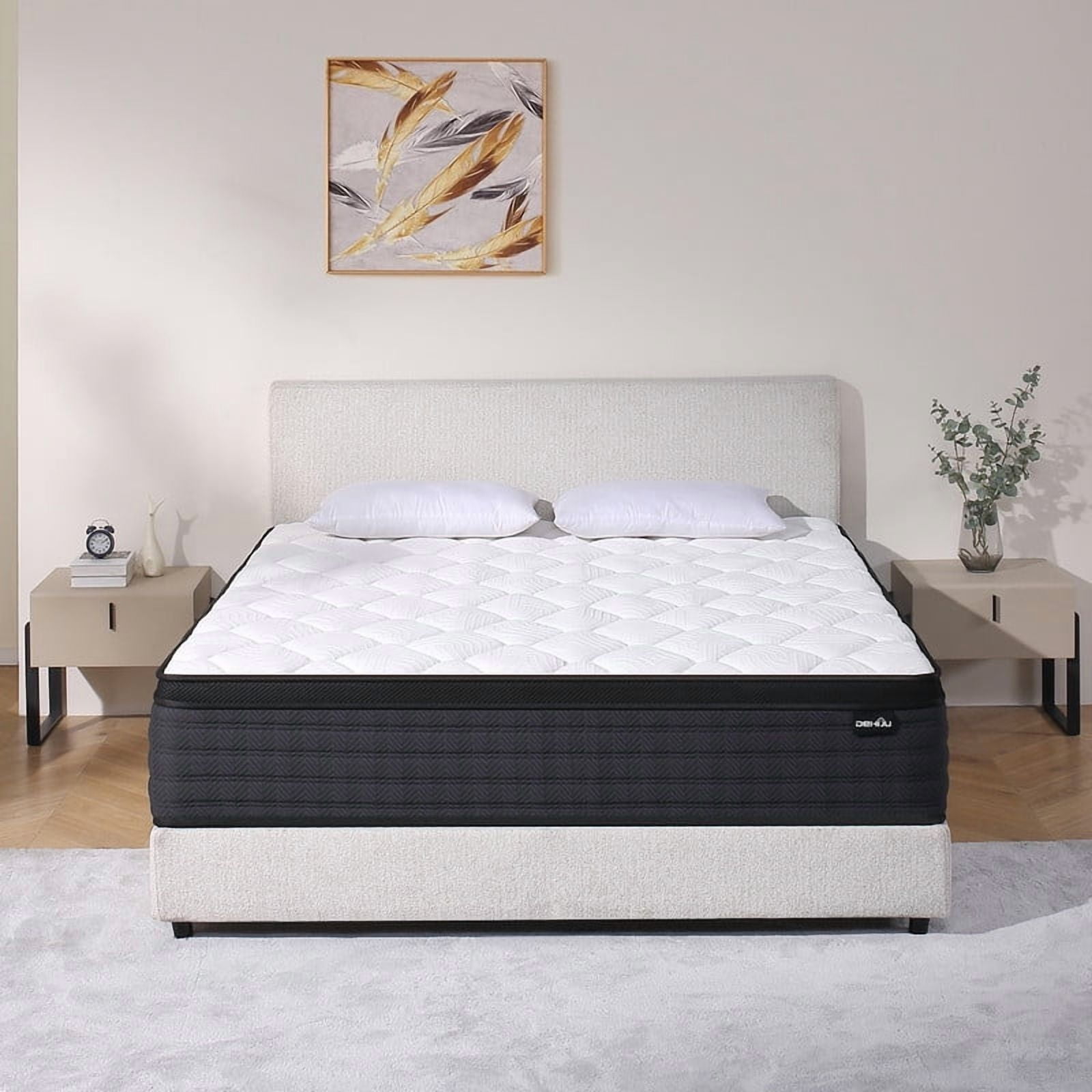 Click here for Dehiju Queen Size Mattress  12 Inch Hybrid Memory... prices