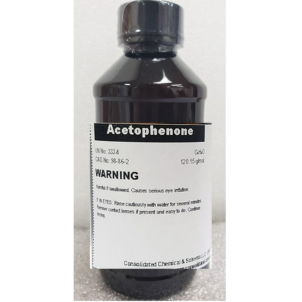 Acetophenone (Methyl Phenyl Ketone) High Purity Aroma Compound 120ml ...