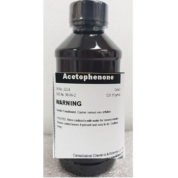Acetophenone (Methyl Phenyl Ketone) High Purity Aroma Compound 120ml ...