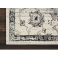 Nourison Fusion Persian Cream/Grey 4' x 6' Area Rug, (4x6) - Walmart.com