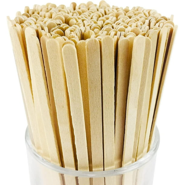 500 palitos de madera para remover café, agitadores de café desechables ...