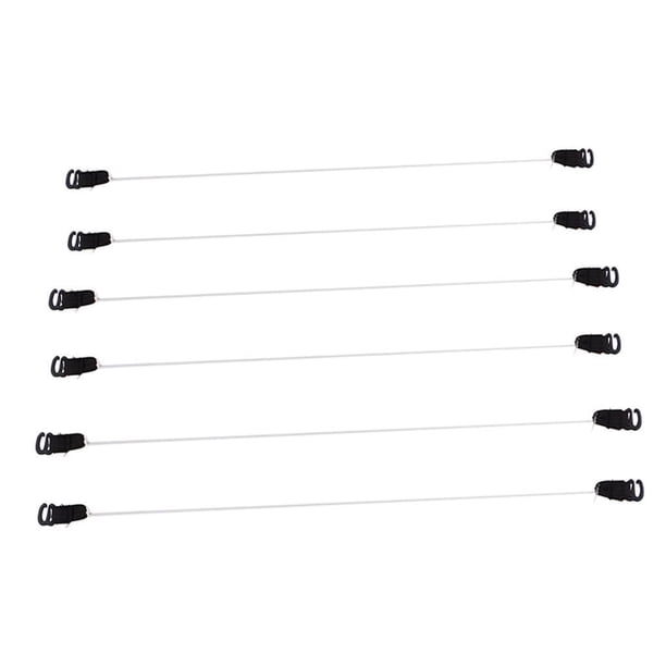 Unatoiry Invisible Black Fish Line Wire for Hairpieces 6 Pairs Enhanced ...