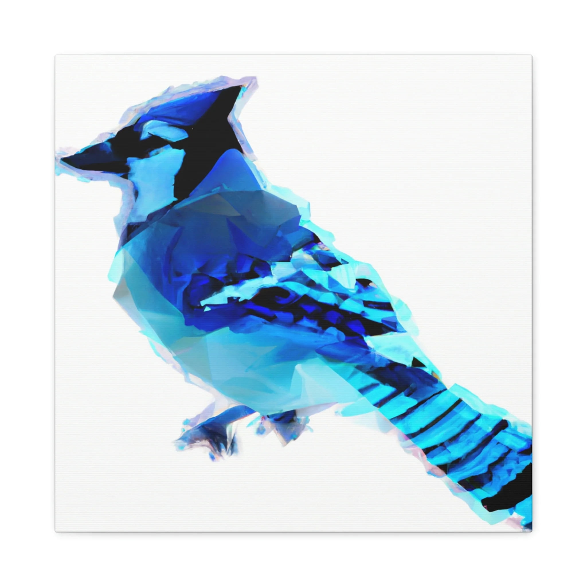 Blue Jay Reflection Art - Canvas - Walmart.com