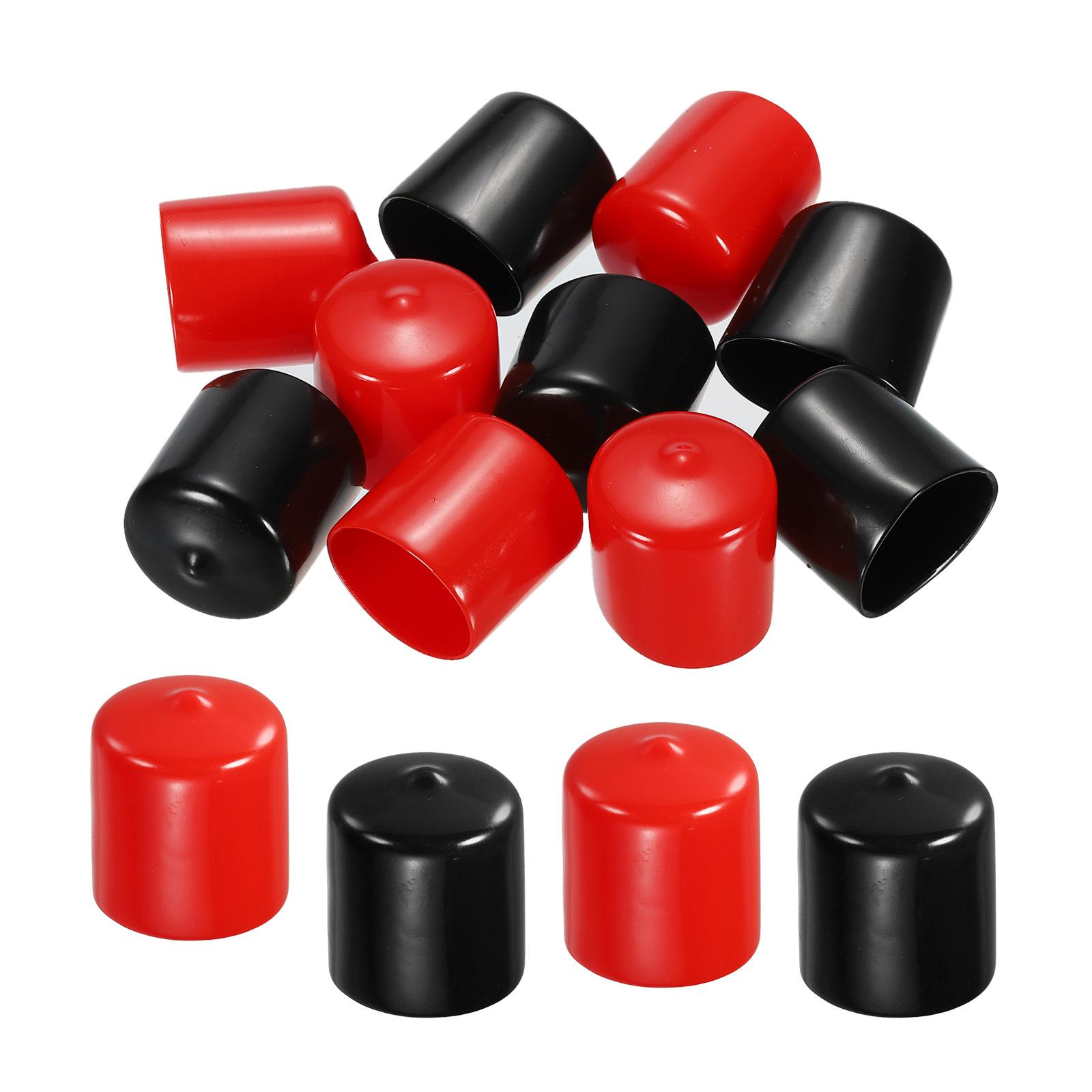 10pcs Rubber End Caps Cover Assortment 27mm Vinyl Screw Thread ...