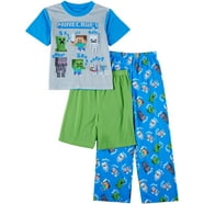 Minecraft Exclusive Boys 2-Piece Pajama Set, Sizes 4-12 - Walmart.com
