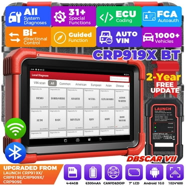 LAUNCH X431 PAD VII Elite Car Diagnostic Scan Tool J2534 Programming ECU Coding 60+ Services ...